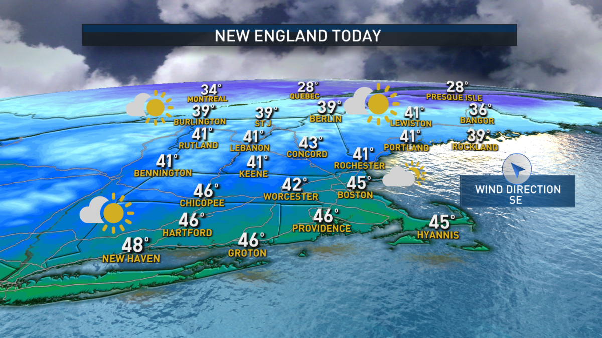 New England Weather: Sunny and Seasonable Today – NBC Boston
