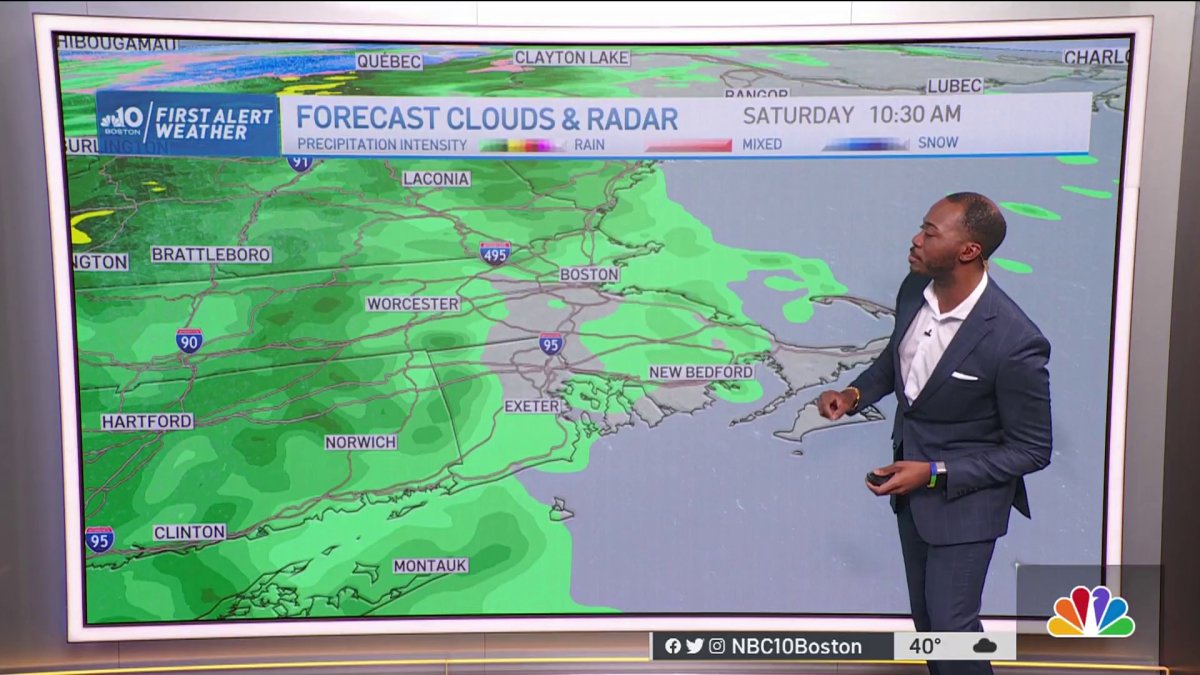 Forecast: Rainy Saturday Ahead – NBC Boston