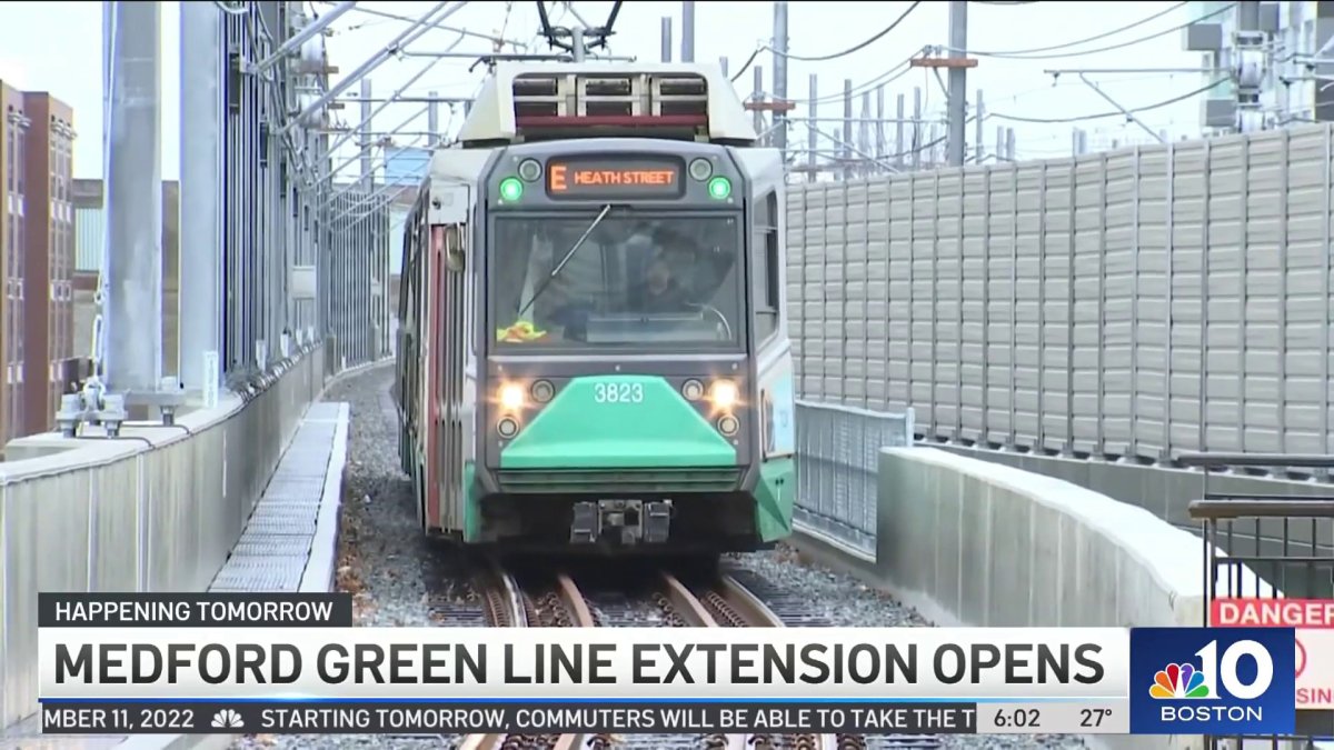 Green Line Extension Ready to Open on Monday – NBC Boston