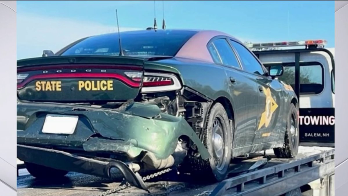 NH Trooper Hurt in Cruiser Crash – NBC Boston