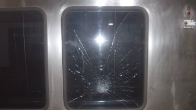 MBTA Vandalism Broken Glass – NBC Boston