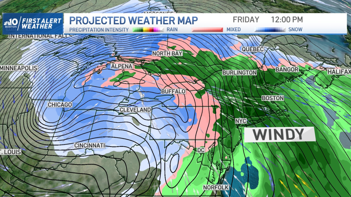 Nor’easter Expected to Hit New England Friday – NBC Boston