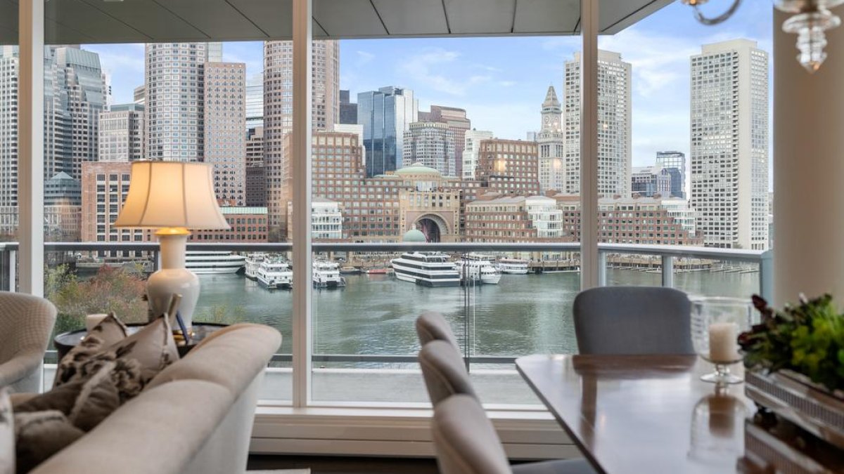 This $6.25M Seaport Residence Offers Stunning Skyline Views of Boston ...