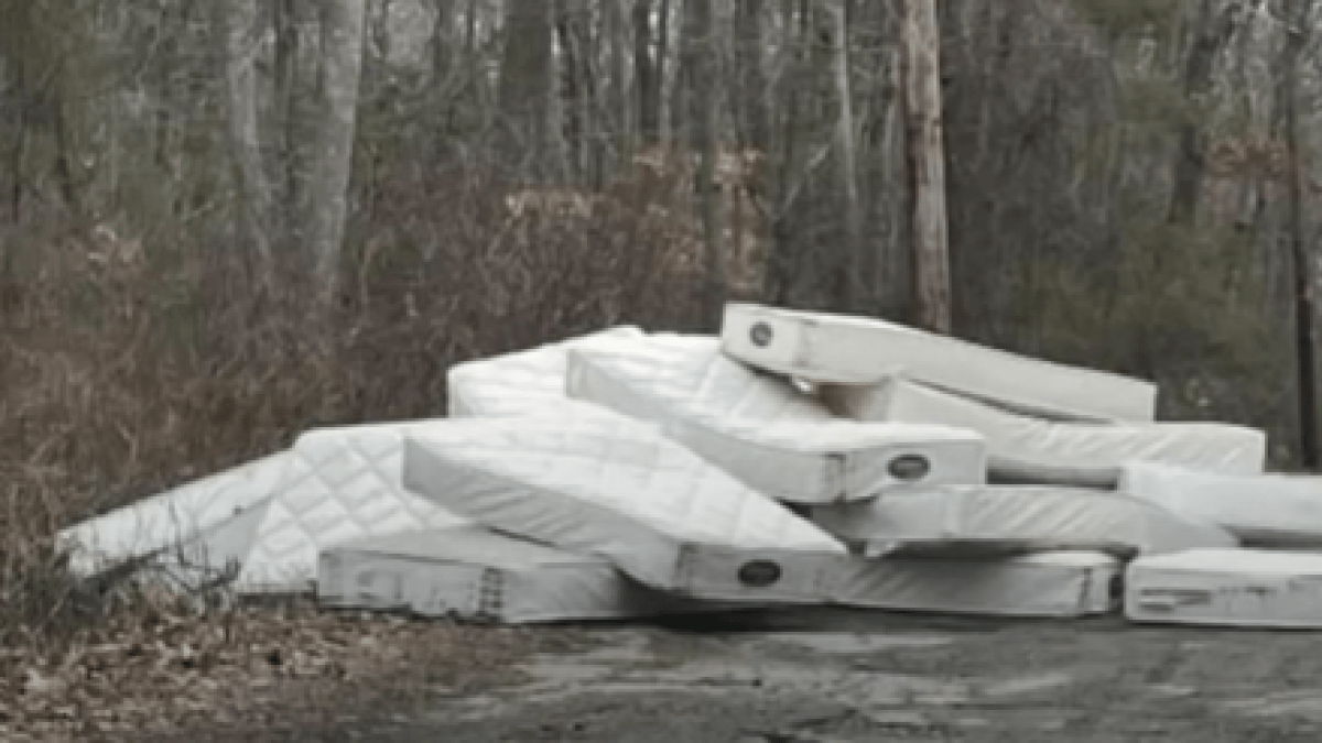 Fall River MA Mattresses Dumped Near Water Supply – NBC Boston