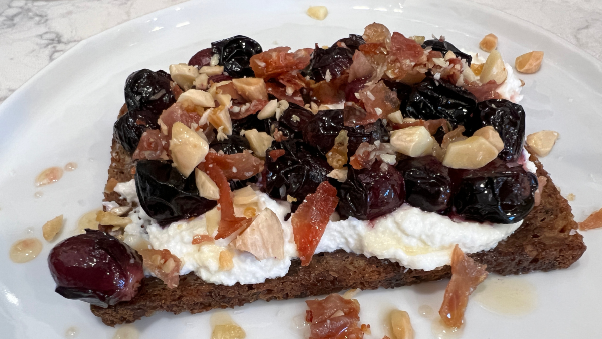 Fried Grape & Ricotta Tartine Recipe – NBC Boston