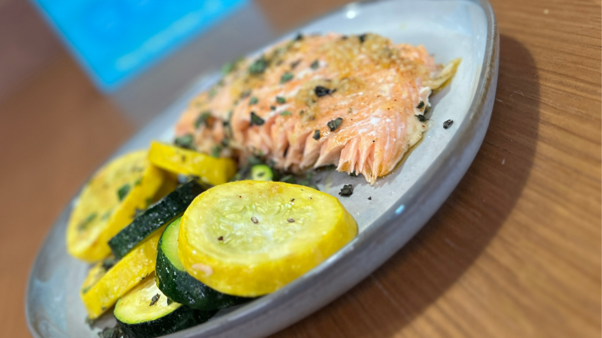 Baked Salmon with Grilled Summer Squash Recipe – NBC Boston