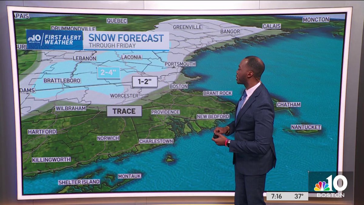 Weather Forecast: Snow in Some Areas – NBC Boston