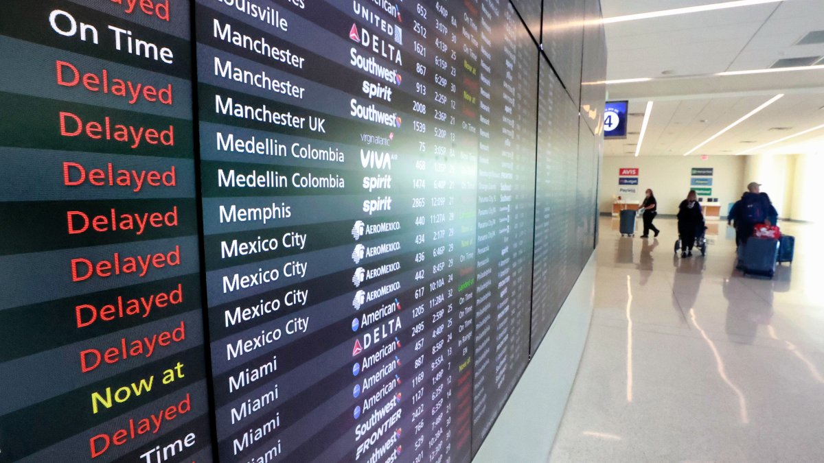 A ‘Damaged Database File’ to Blame for Flight Disruptions – NBC Boston