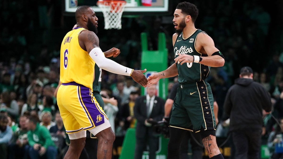 Celtics Lakers Jayson Tatum Controversial Foul – NBC Boston