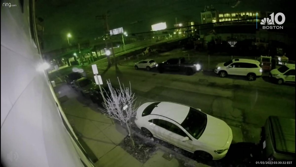 Surveillance Footage Shows Cars Keyed in East Boston – NBC Boston