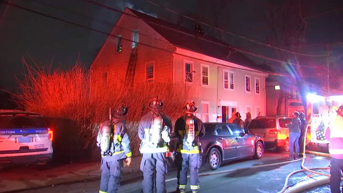 Boston MA Fire This Morning in Mattapan on Cedar Street – NBC Boston