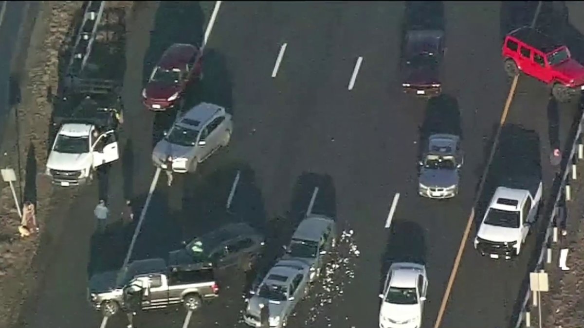 Major Pileup Causes Long Delays on I-95 South in Needham – NBC Boston