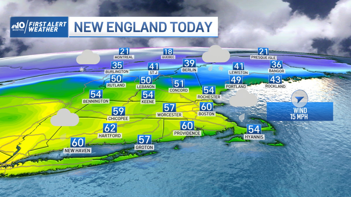 Boston Weather Forecast: Cooler Temperatures Return Friday Night – NBC ...