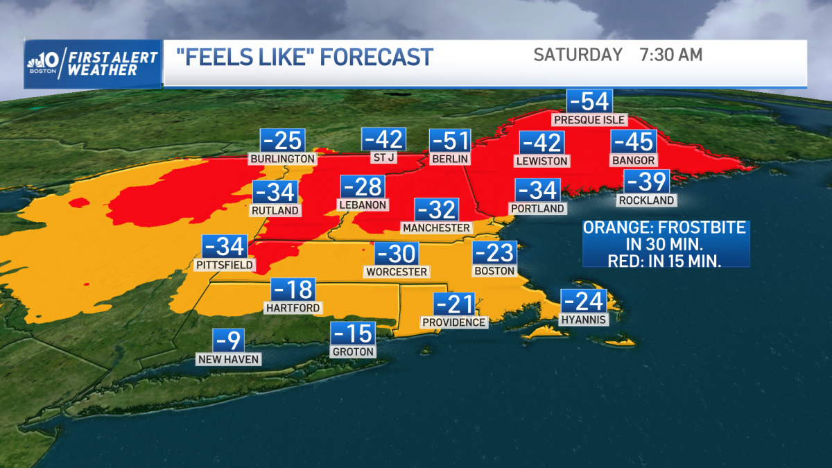 New England Cold Weather: How Cold Will It Be This Weekend? – NBC Boston