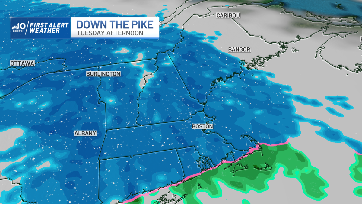 Boston’s Biggest Snow of the Season So Far Expected Tuesday – NBC Boston