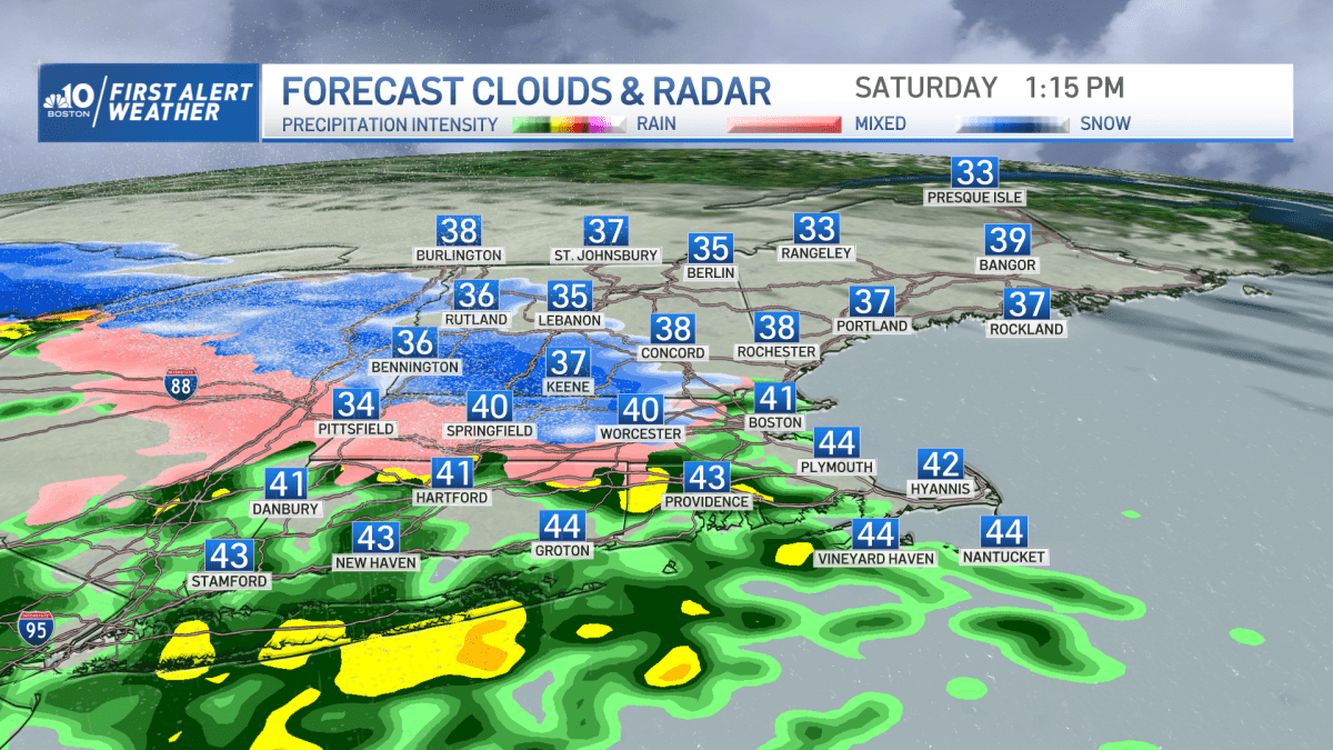 New England Weather: Wintry Afternoon Throughout New England on ...