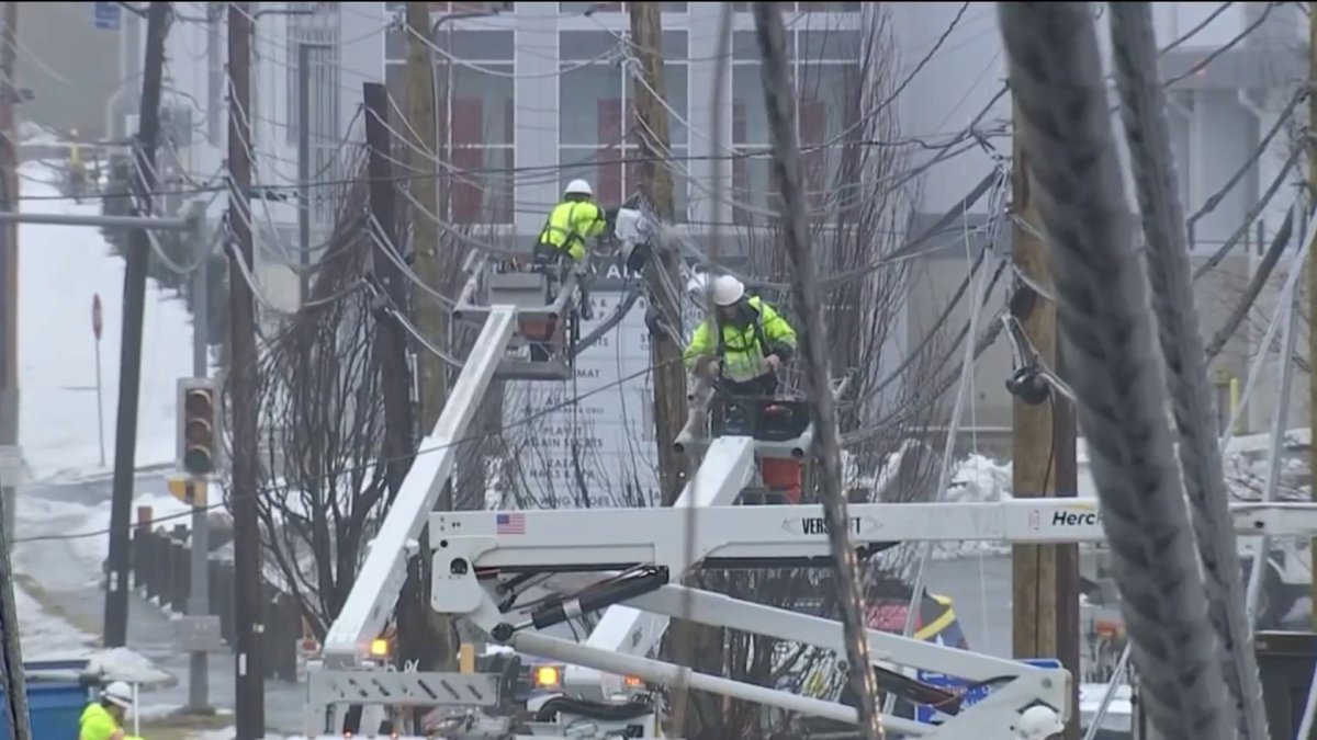 Downed Stoneham Power Lines Still Under Repair After 1 Day – NBC Boston