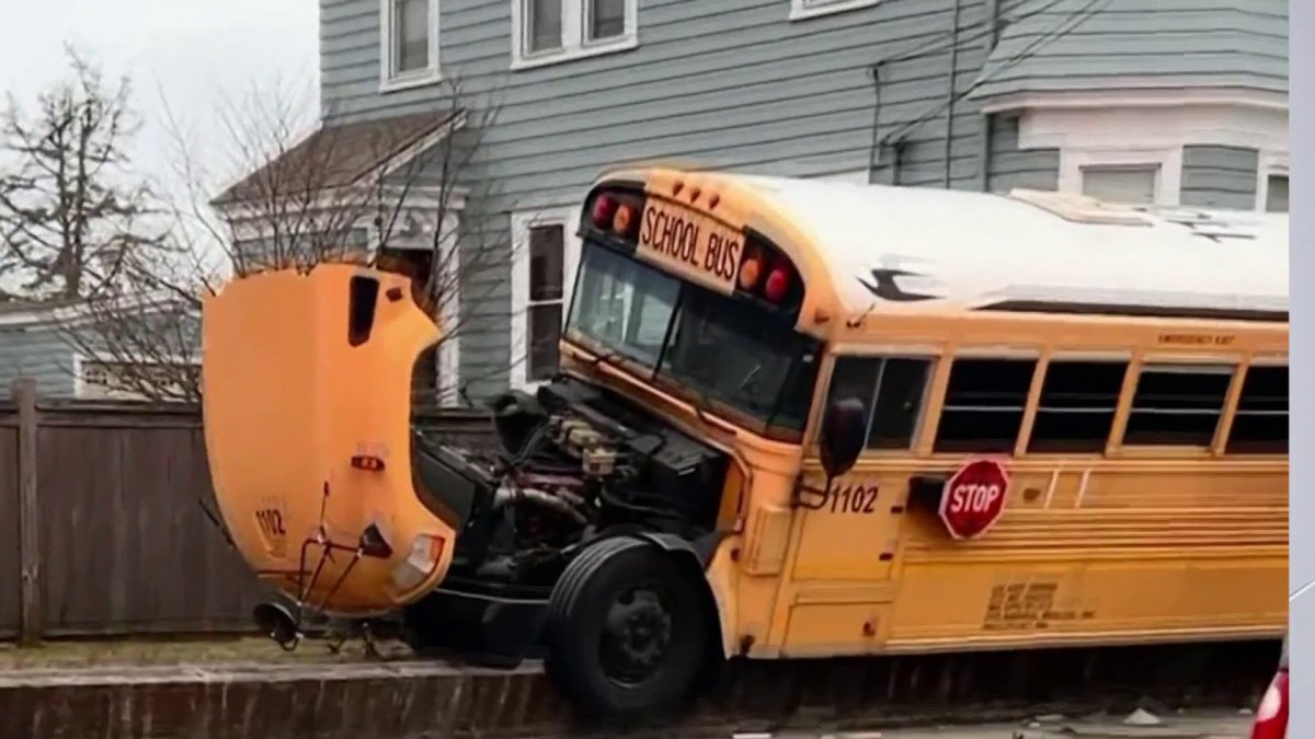 WATCH: Video Shows School Bus Crash Into Home – NBC Boston