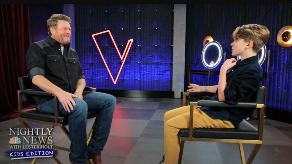 Carson Daly’s Son Jackson Daly Interviews Blake Shelton – NBC Boston