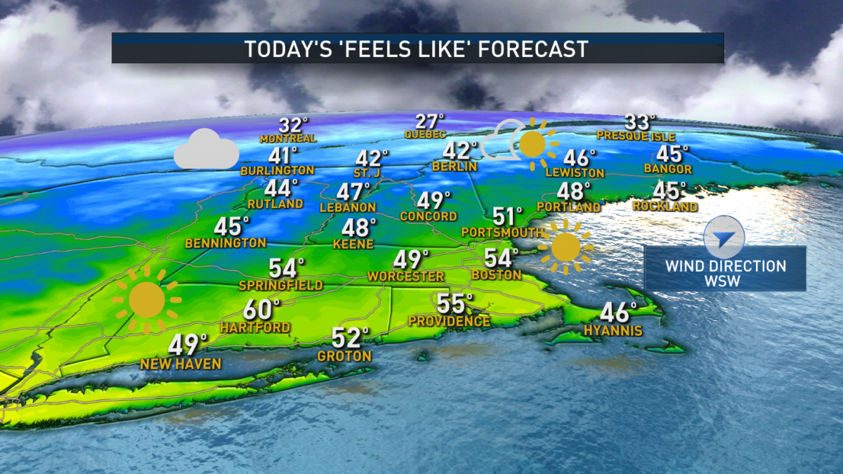 Boston MA Weather: Chilly and Rainy Conditions This Morning – NBC Boston