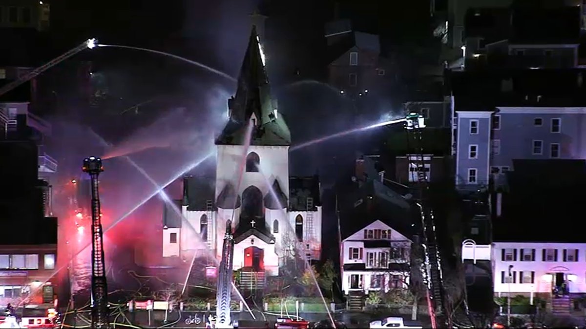 Cambridge MA Fire at Faith Lutheran Church – NBC Boston