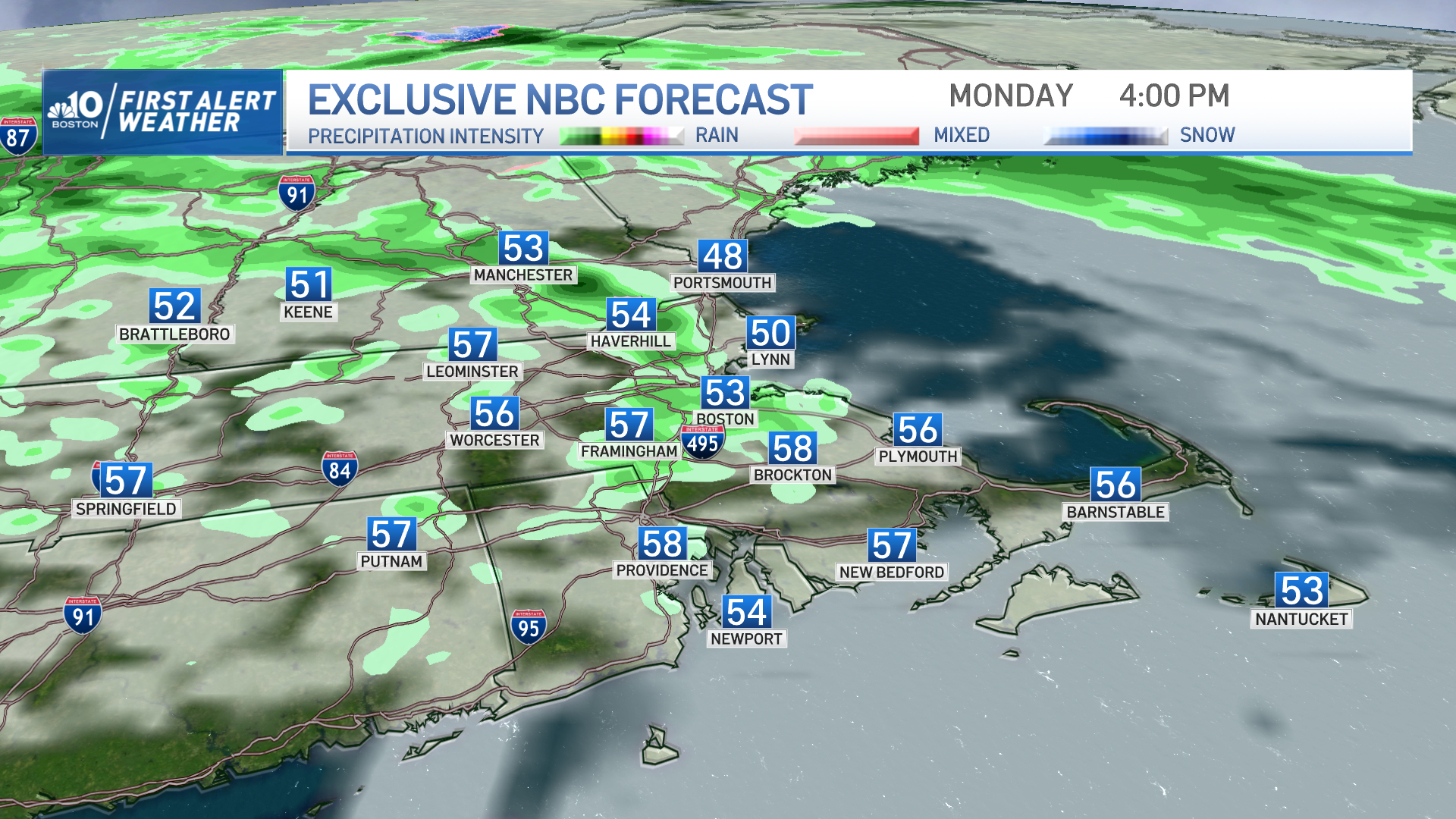 Boston Weather Forecast: Plenty of Chances for Rain – NBC Boston