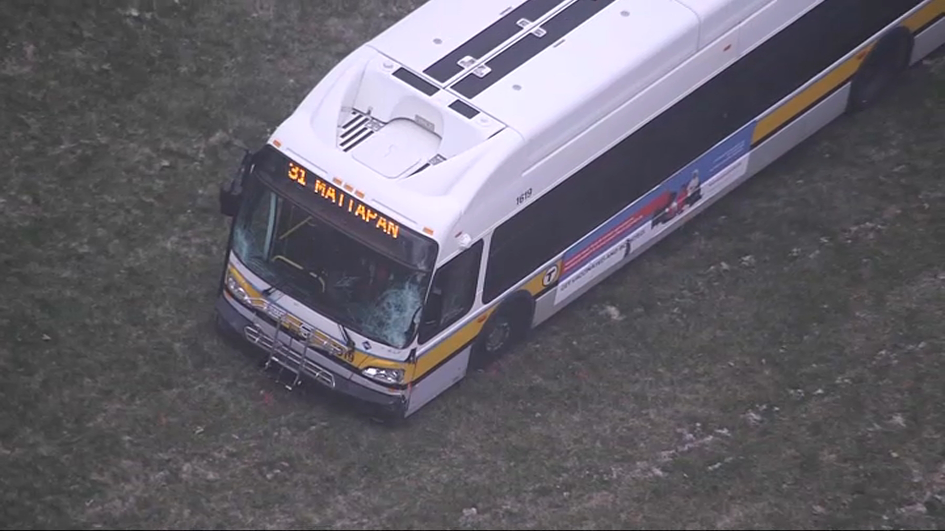 MBTA Bus Goes Off Road in Jamaica Plain Crash – NBC Boston