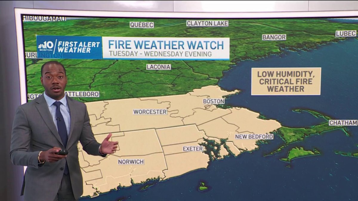 Forecast: As Weather Warms, Fire Weather Watch to Begin – NBC Boston
