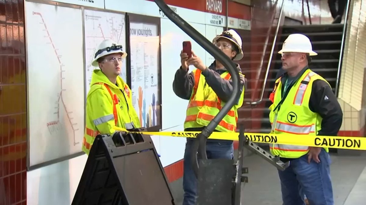 Harvard MBTA Station Equipment Accident – NBC Boston