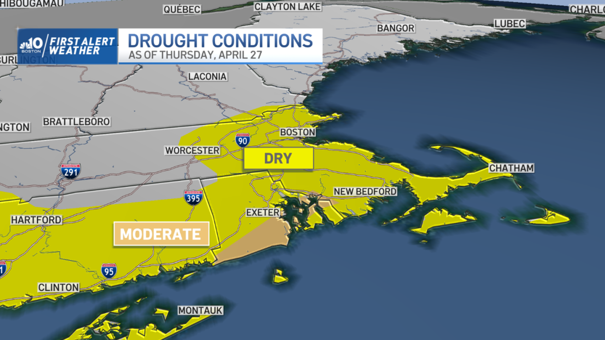 Drought Conditions in Massachusetts – NBC Boston