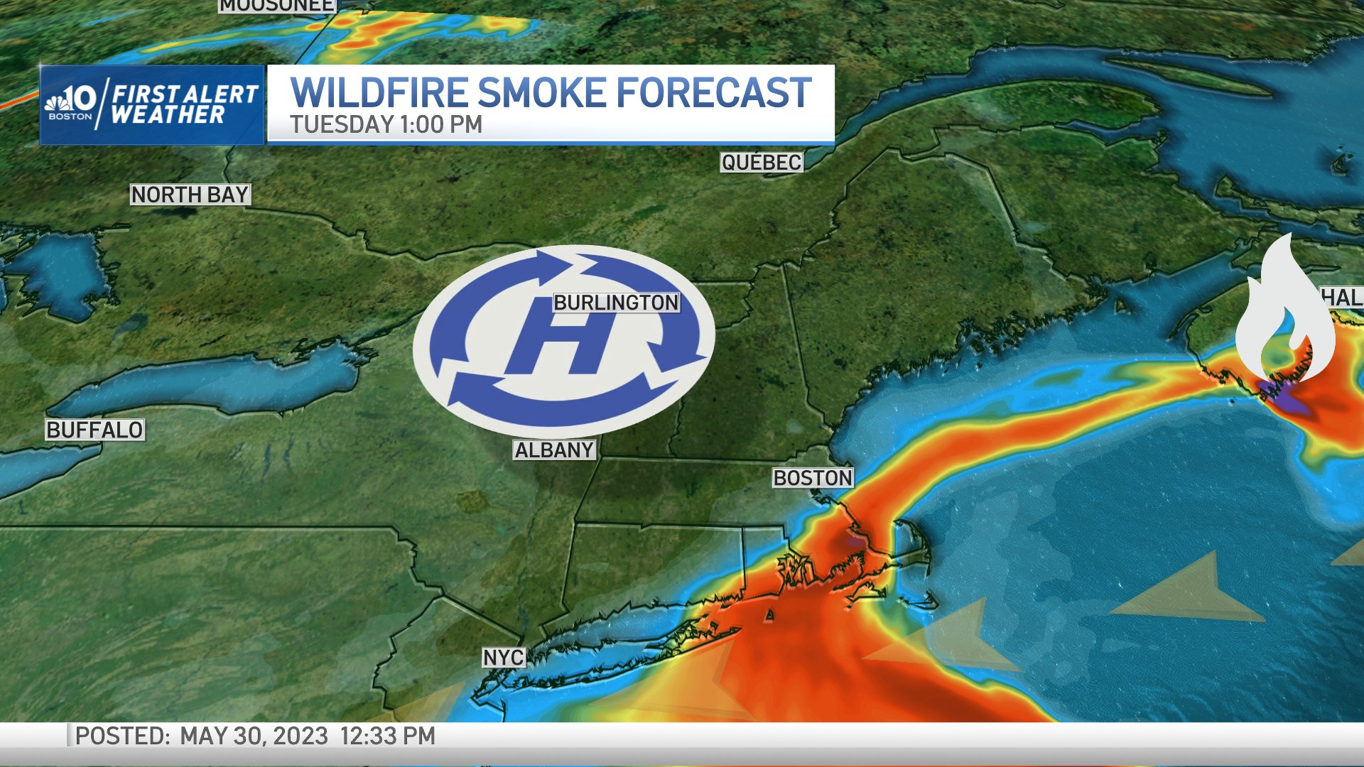 Wildfire Smoke in Massachusetts Today: What to Know – NBC Boston