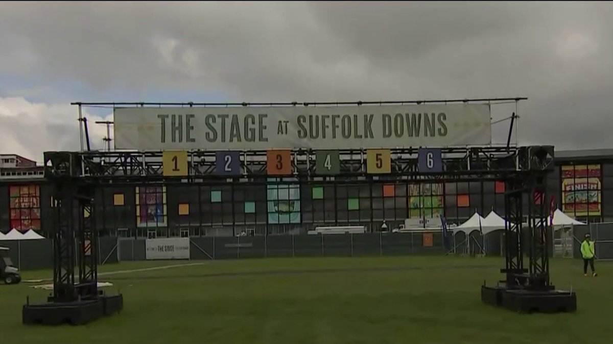 Explore new outdoor music venue the Stage at Suffolk Downs – NBC Boston
