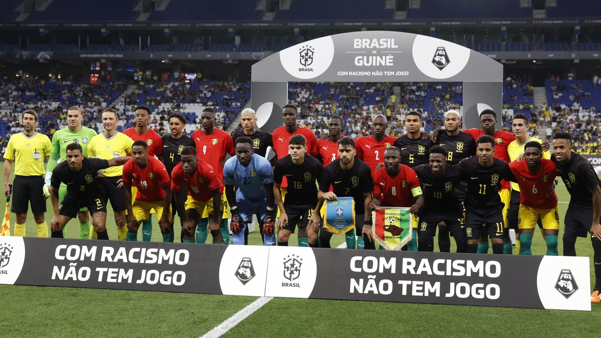 Vinícius Jr., Brazil wear black kits in stand against racism – NBC Boston