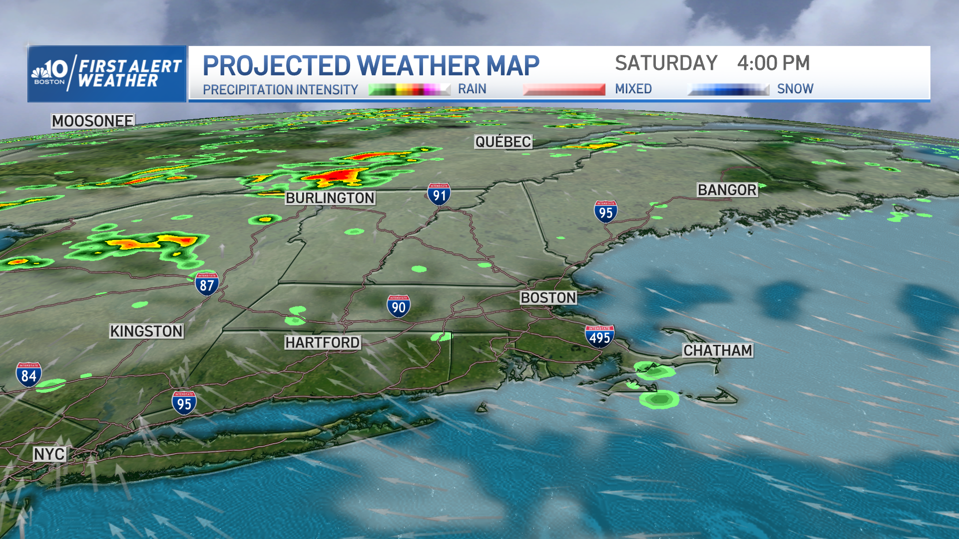 Wildfire smoke forecast, air quality map for Mass. – NBC Boston