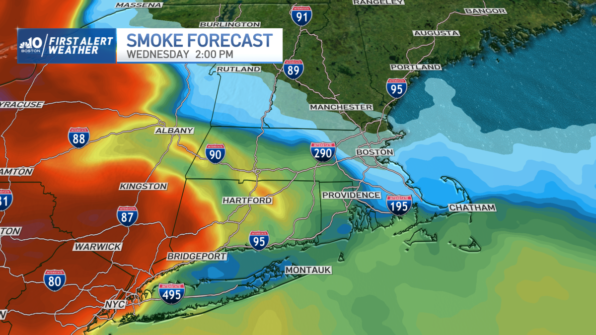 Mass. air quality alert over Canada smoke continues – NBC Boston