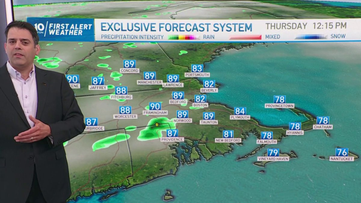 Another day of heat and humidity in New England – NBC Boston