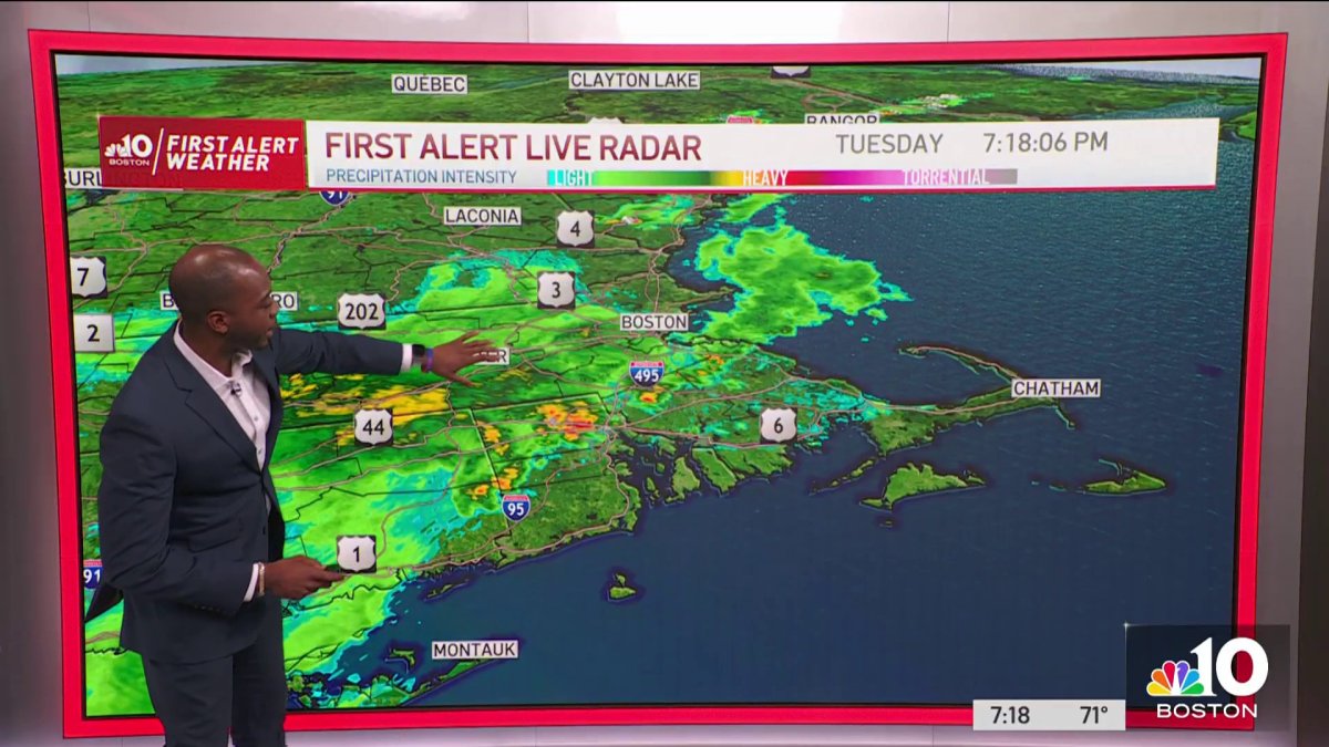 Weather forecast: Storms ahead of heat and humidity – NBC Boston