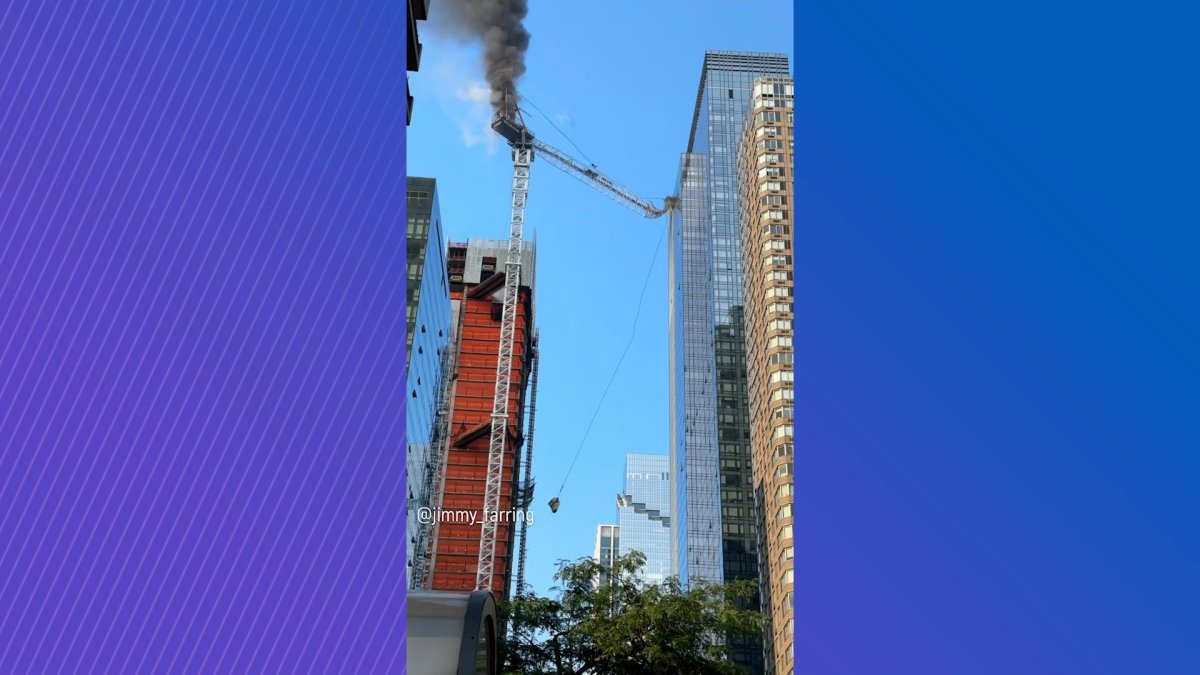 WATCH: The moment a crane collapses in New York City – NBC Boston