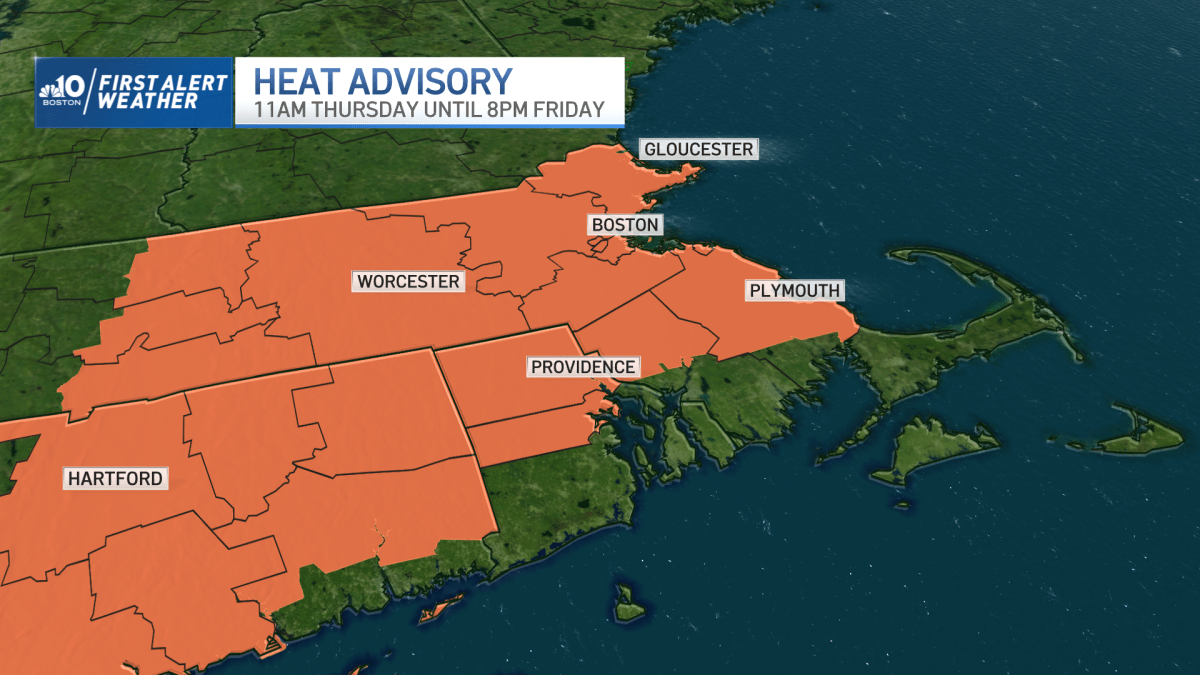 Boston MA heat: Hot weather coming to New England – NBC Boston