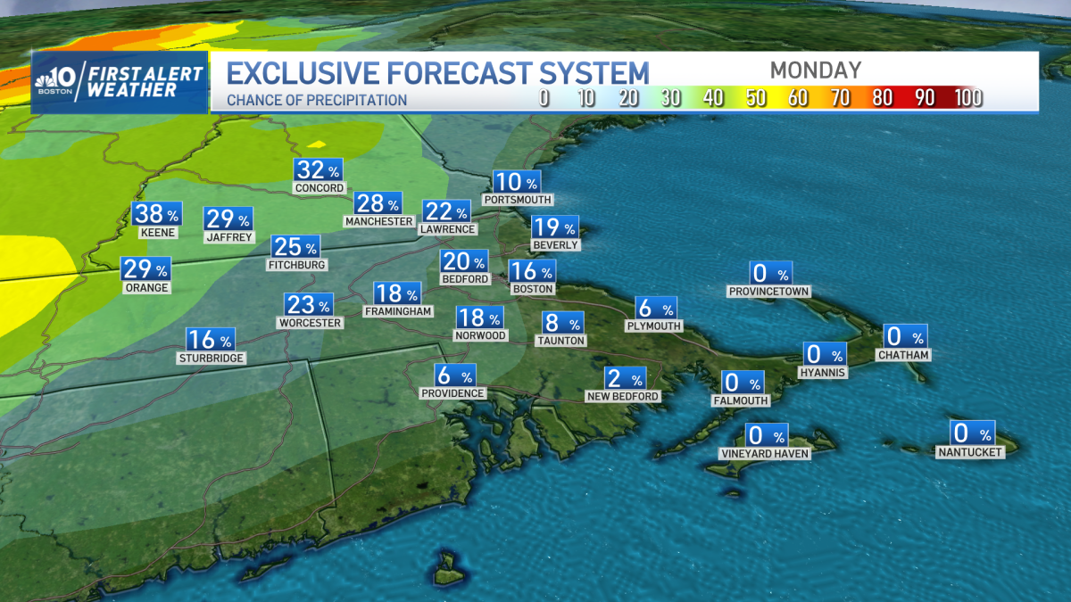 Boston MA weather today: Thunder expected today – NBC Boston