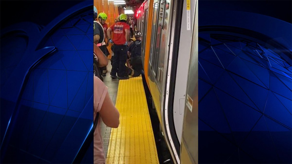 Rider hospitalized after foot goes between Orange Line train and ...