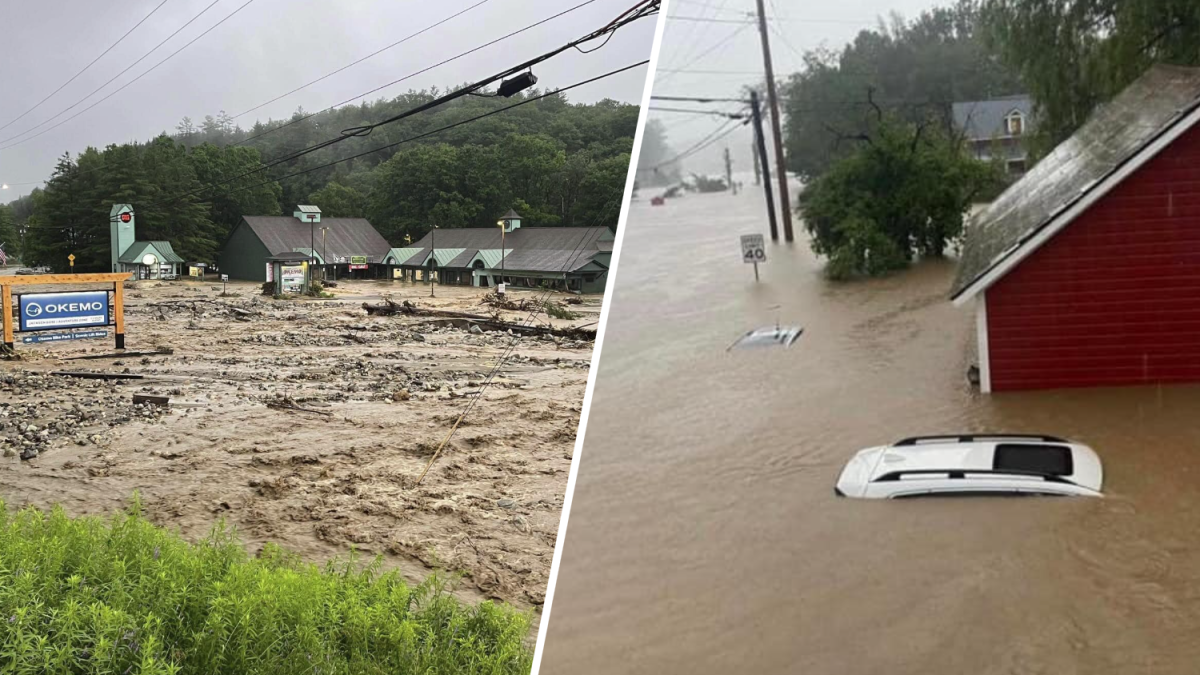 PHOTOS: Vermont flood damage during Monday rain – NBC Boston