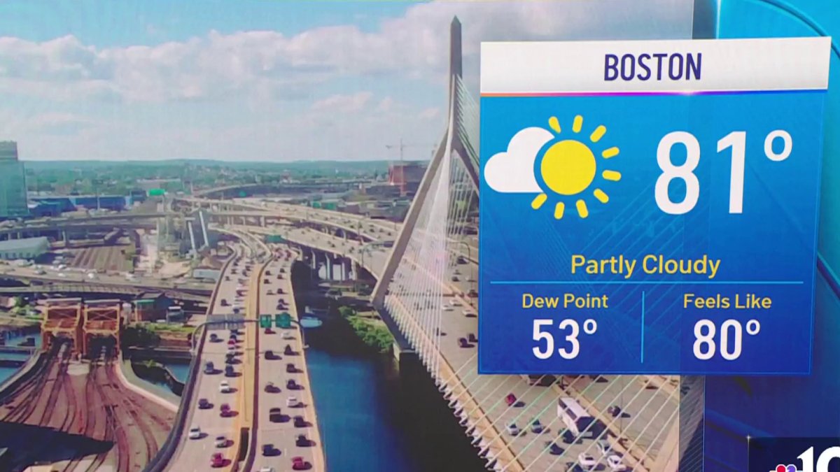 Forecast: A gorgeous end to the week, weekend storms loom – NBC Boston