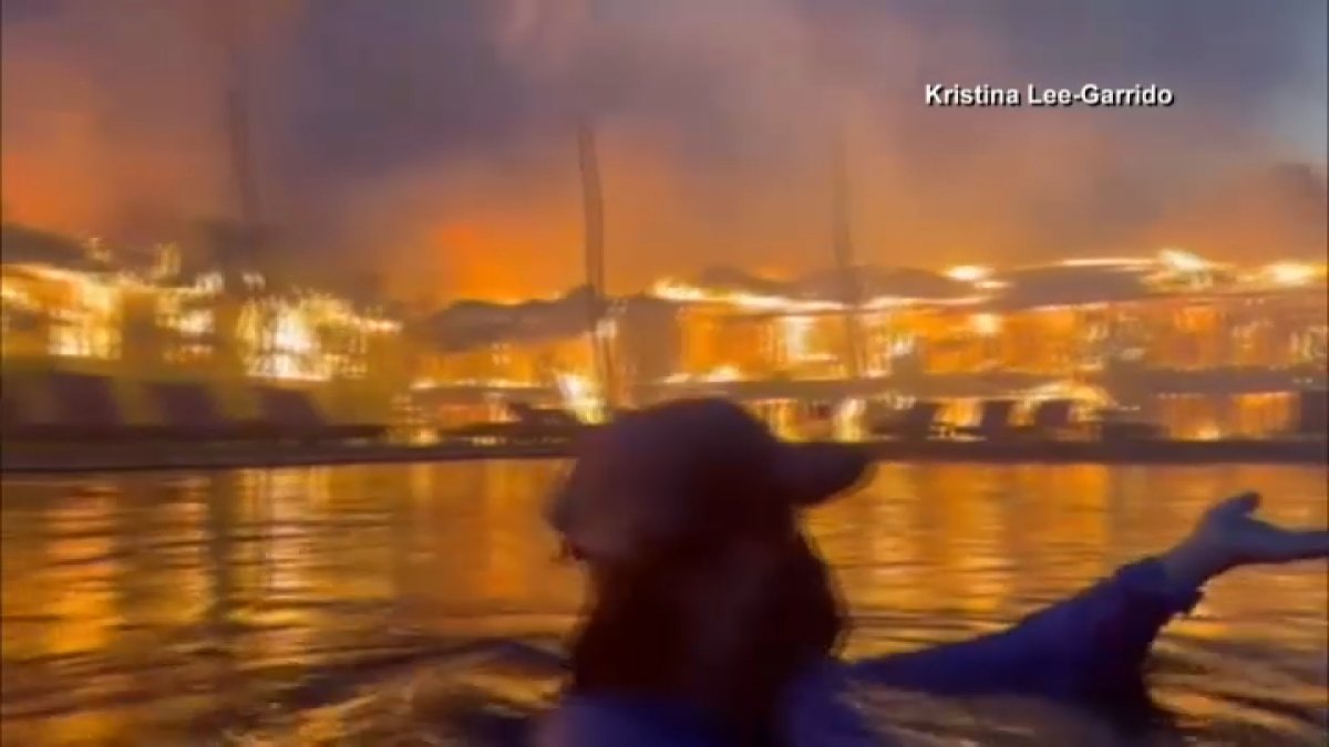 Best friends spent hours in pool to survive Lahaina fires – NBC Boston