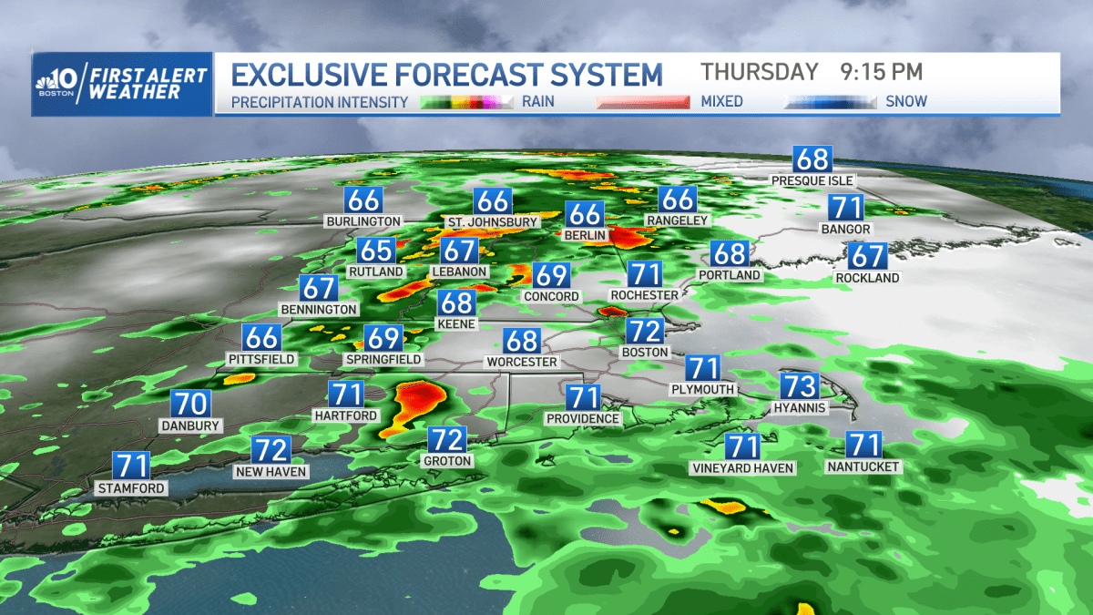 Massachusetts storms today: Rain timing, live radar – NBC Boston