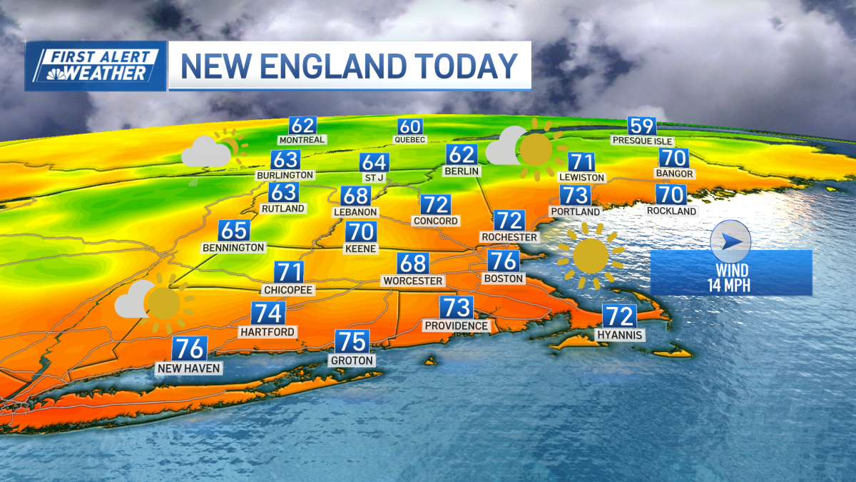 Boston MA weather this week: Pleasant air here – NBC Boston