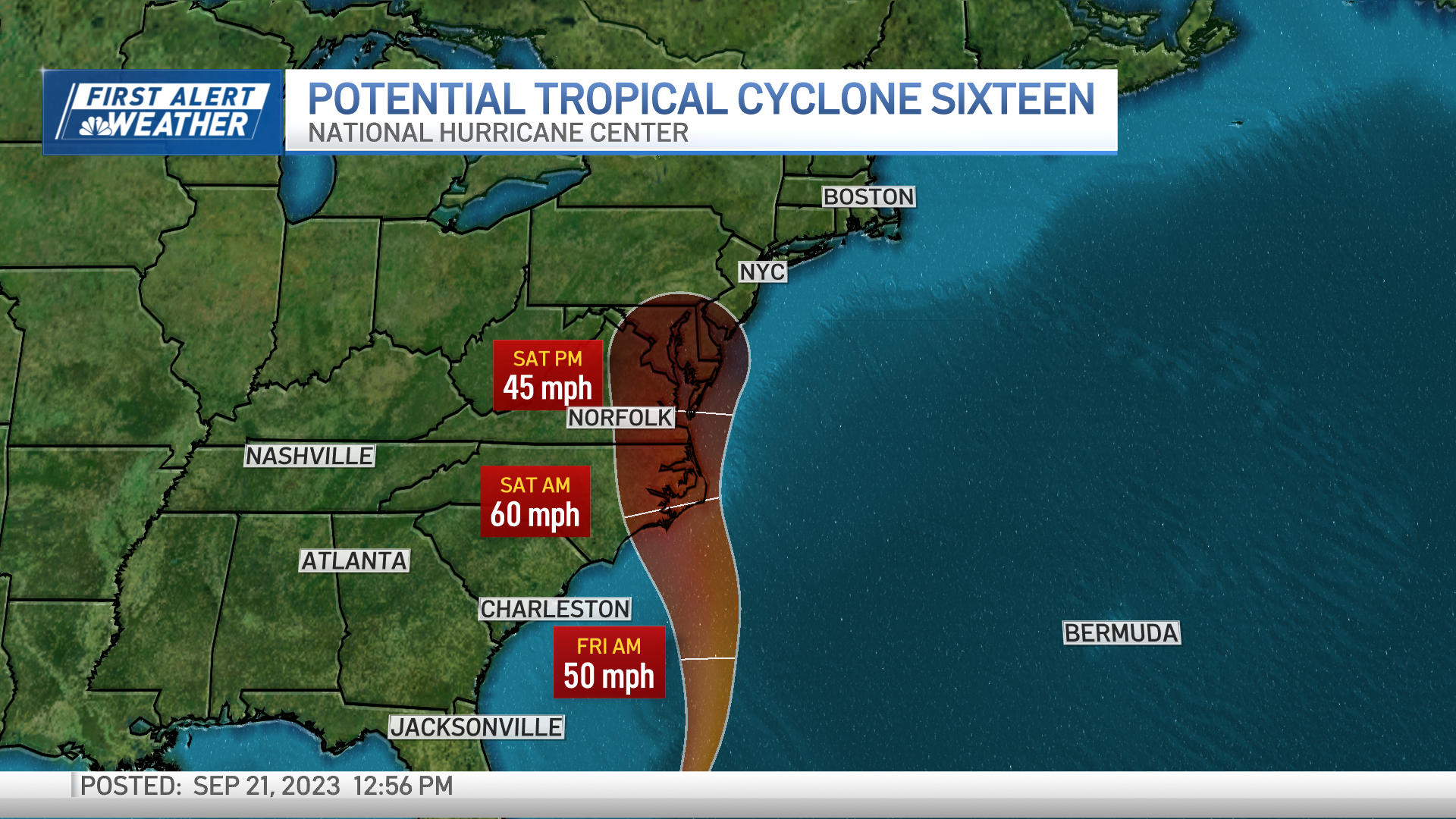 Potential Tropical Cyclone 16 expected to impact Mass. this weekend ...