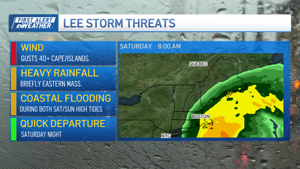 Tracking Hurricane Lee and its impact on Massachusetts and Maine – NBC ...