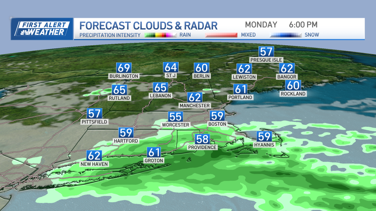 RADAR: Boston, MA rain Monday, forecast for the rest of the week – NBC ...