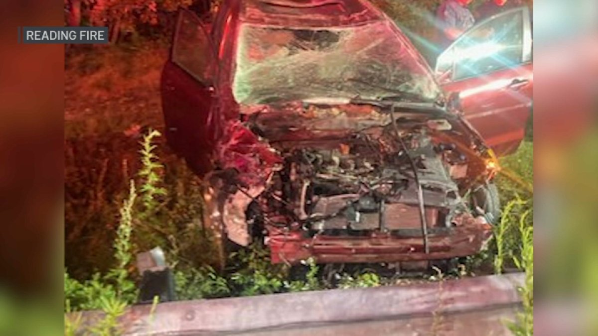 One person injured after crash in Reading – NBC Boston